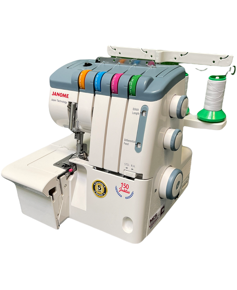 Janome Jubilée 150 Lock Couper Assembler Surfiler en 1 seule opération